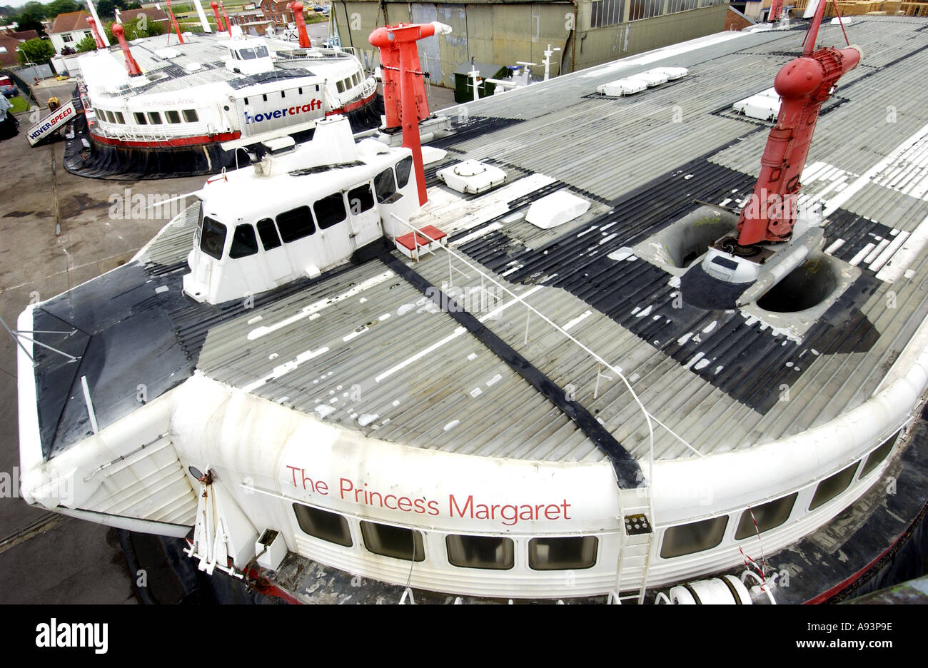 Veteran hovercraft. SR N6 Hovercraft built 1965 The Princess Margaret ...