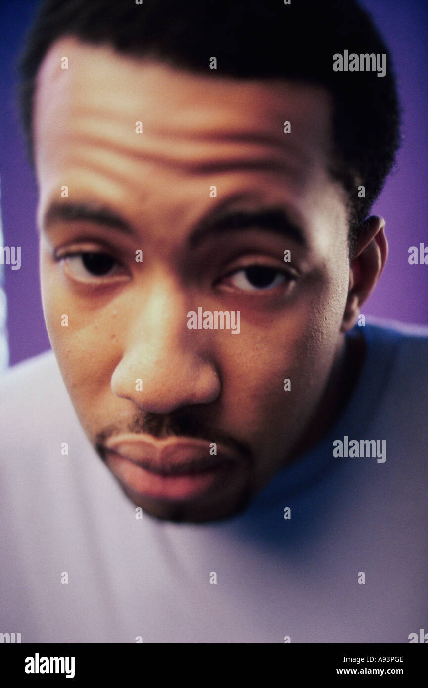 Expression, man, sad, looking up hi-res stock photography and images ...