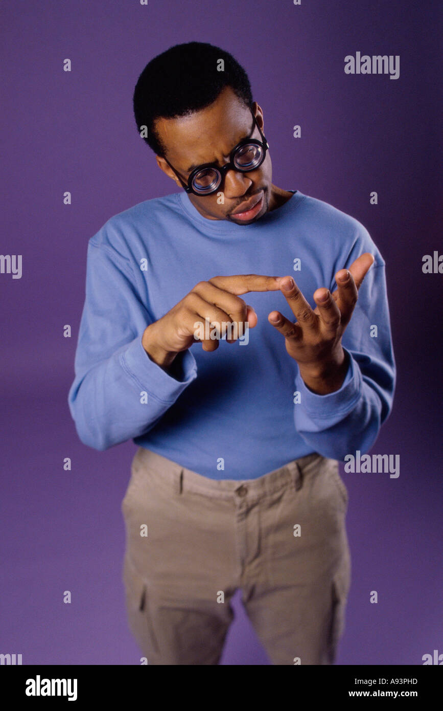 Man counting humor hi-res stock photography and images - Alamy