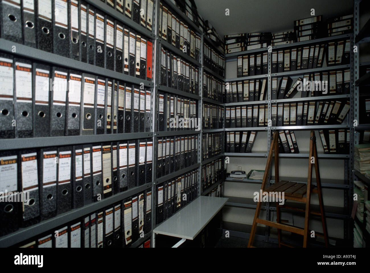 Office document in the shelf Stock Photo - Alamy