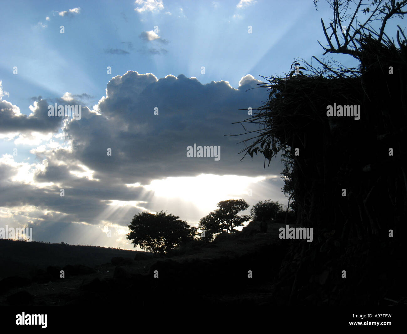 Early evening sky in hi-res stock photography and images - Alamy