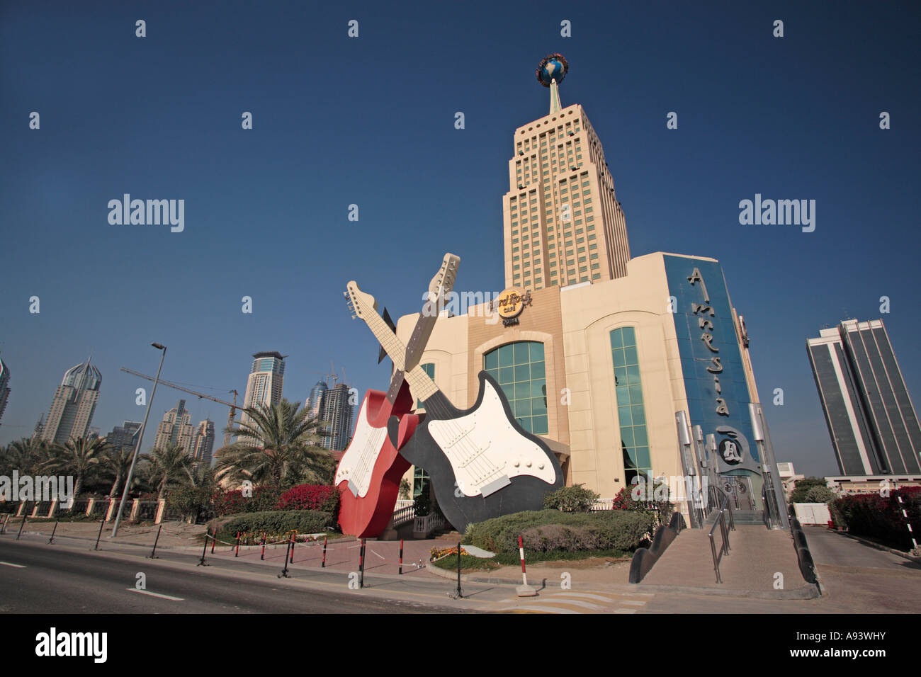 Hard Rock Cafe Dubai United Arab Emirates UAE Stock Photo - Alamy