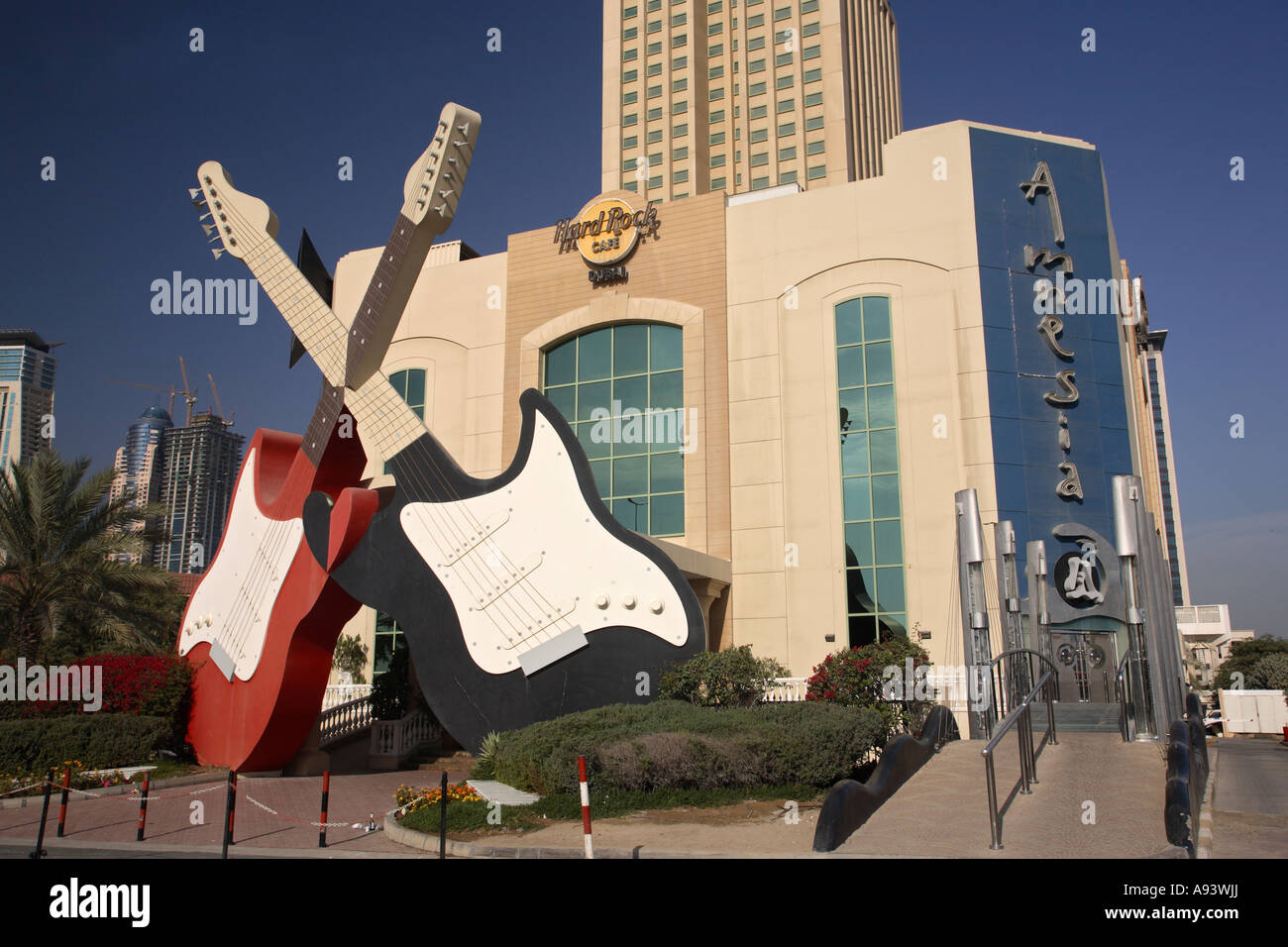 Hard Rock Cafe Dubai United Arab Emirates UAE Stock Photo - Alamy
