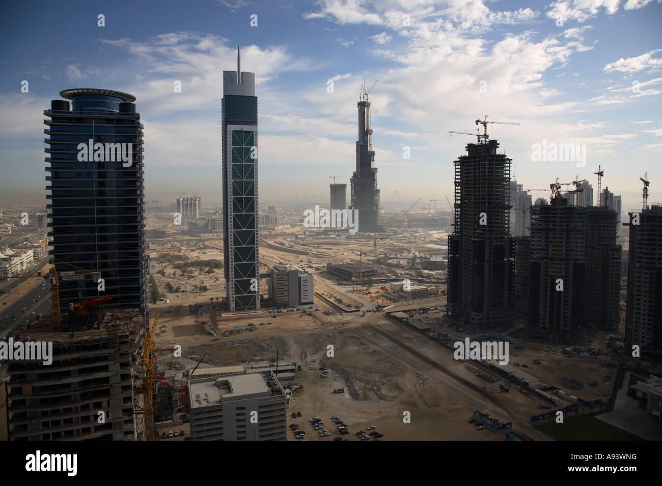 Burj khalifa construction hi-res stock photography and images - Alamy