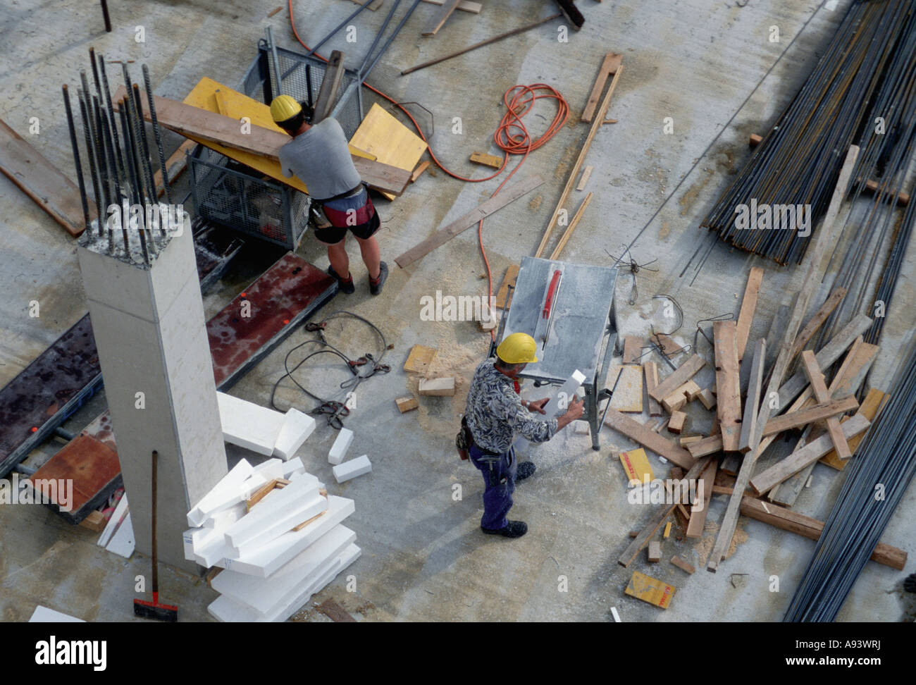 Building site from above Stock Photo - Alamy