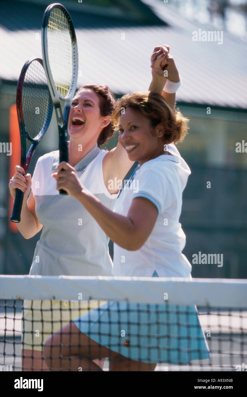 Women tennis shout hi-res stock photography and images - Alamy