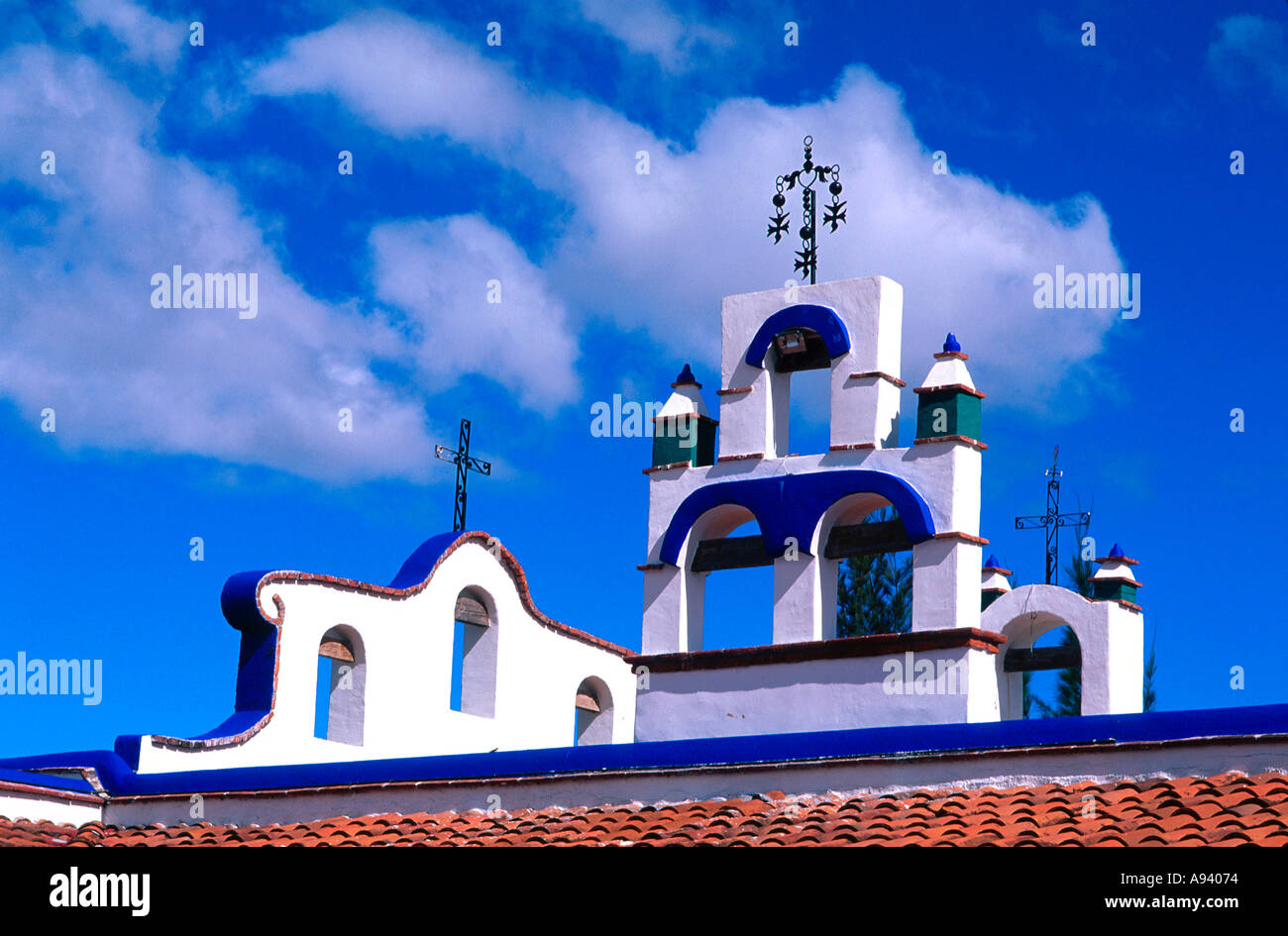 Beautiful architecture in Oaxaca Mexico Stock Photo - Alamy