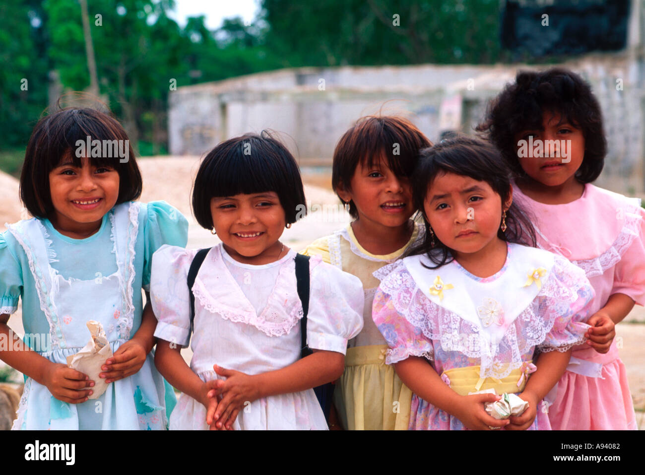 Sad Mexican Children