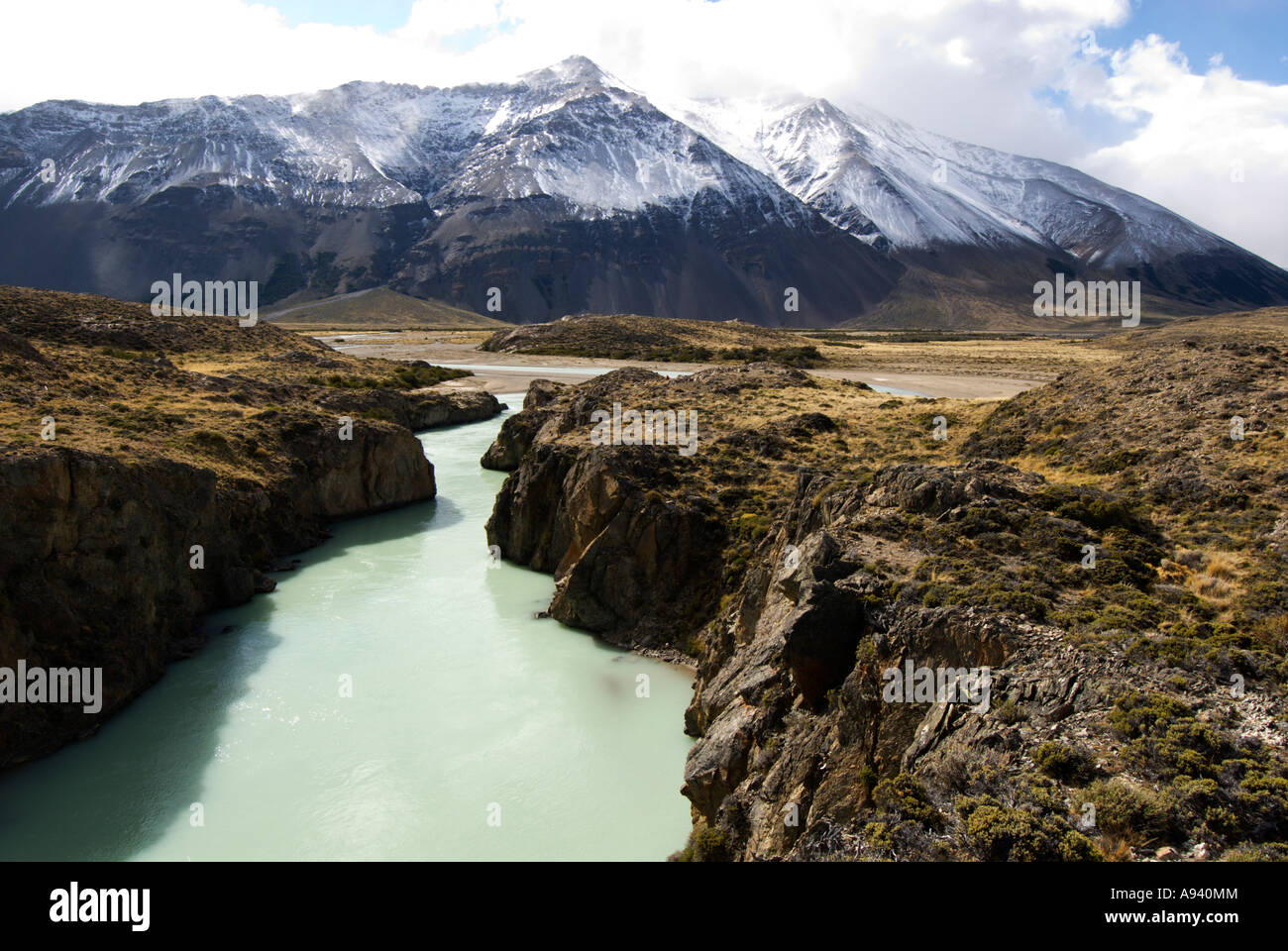Rio Volcan, Perito Moreno National Park, Southern Andean Patagonia ...
