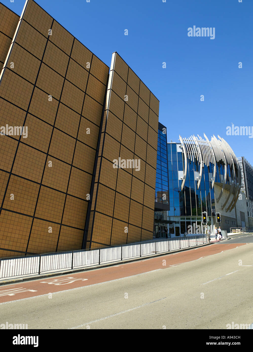 Modern architecture at the redeveloped Drakes Circus shopping centre in ...