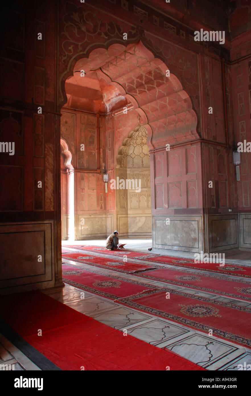 Inside indian temple Stock Photo - Alamy