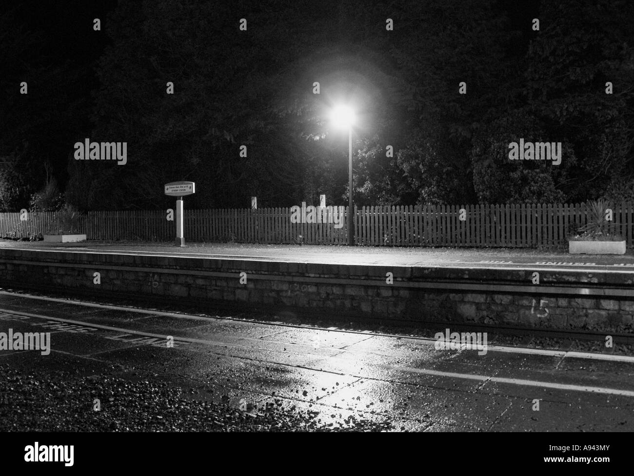 Railway lamp Black and White Stock Photos & Images - Alamy
