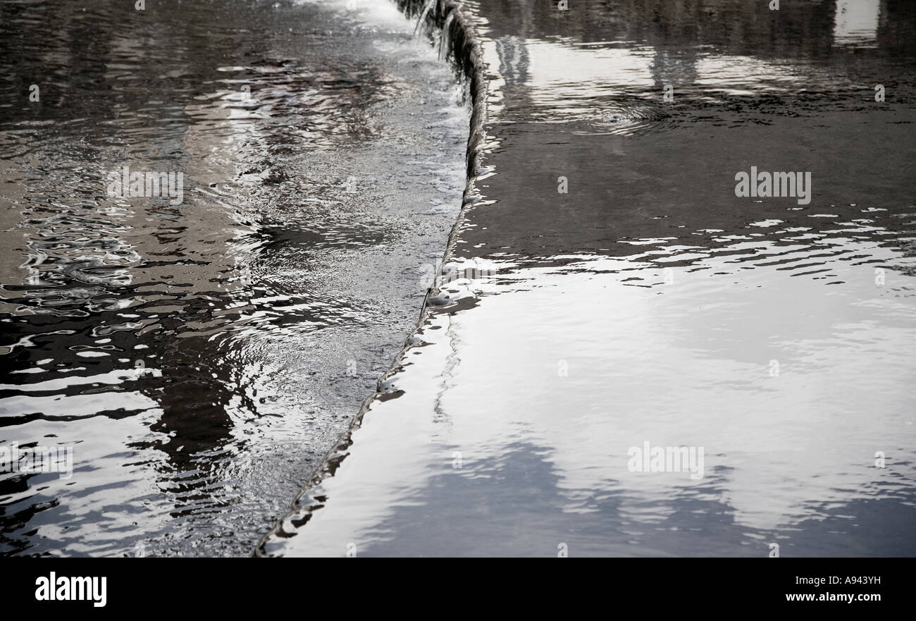 water fall into a lake Stock Photo - Alamy