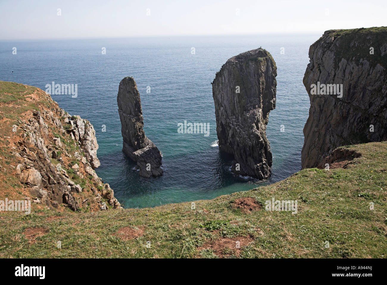Stack Rocks, Castlemartin Pembrokeshire coast national park, Wales ...
