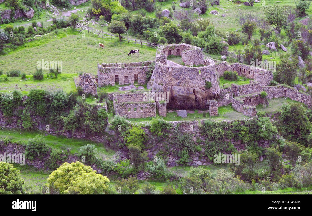 Inca trail ruins peru hi-res stock photography and images - Alamy