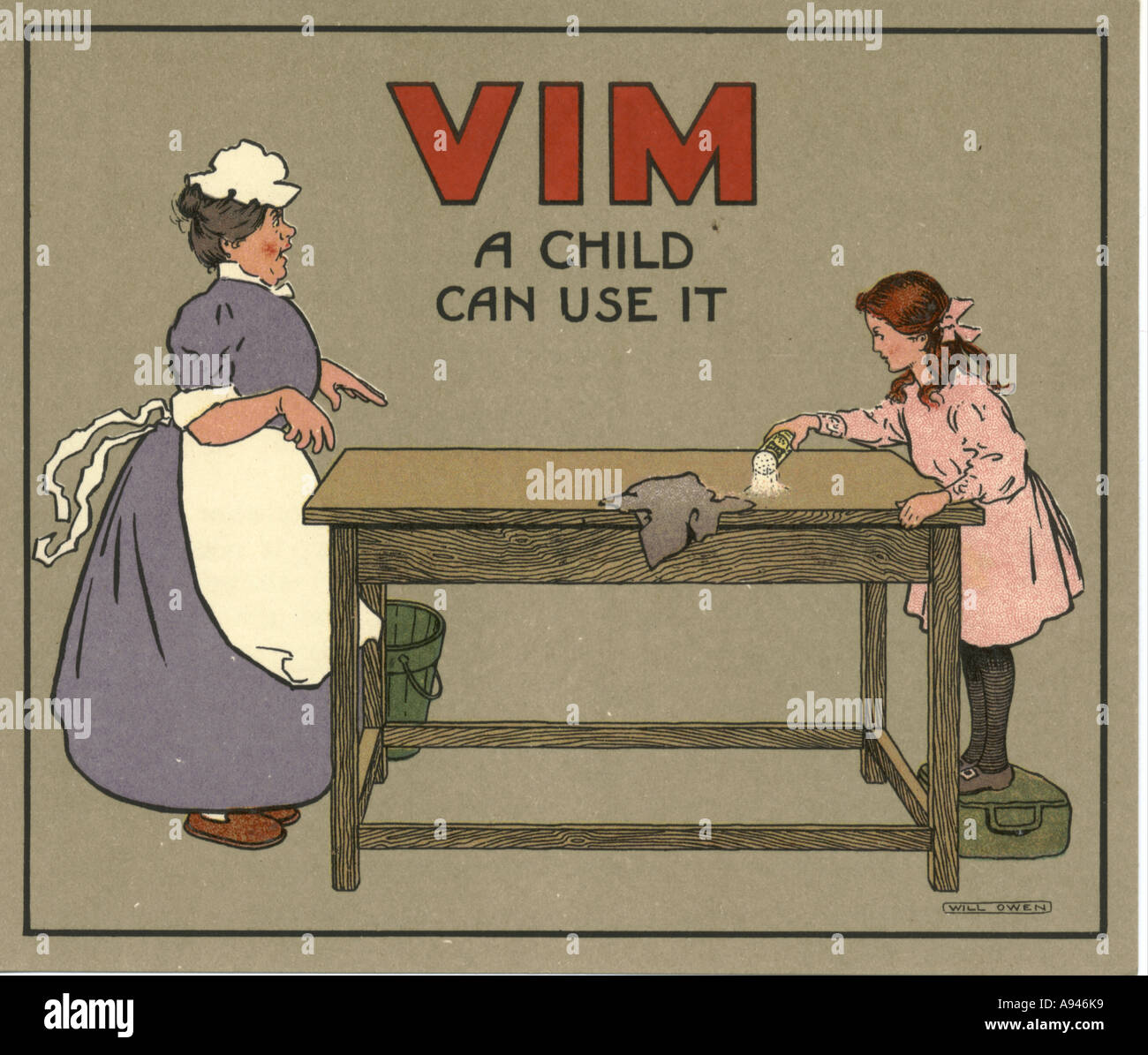 Vim advertising magazine insert 1912 Stock Photo - Alamy