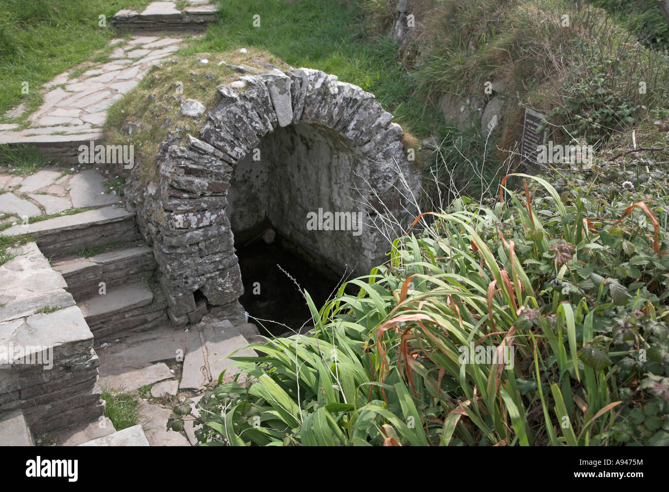 St nons holy well hi-res stock photography and images - Alamy