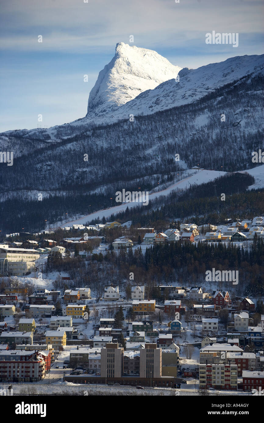 Homes, Winter, Narvik, Lapland, Norway Stock Photo - Alamy