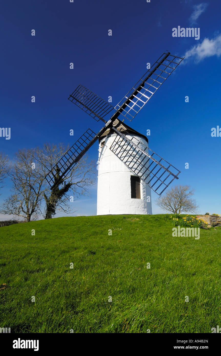 Ashton Windmill at Chapel Allerton in Somerset, England Stock Photo - Alamy