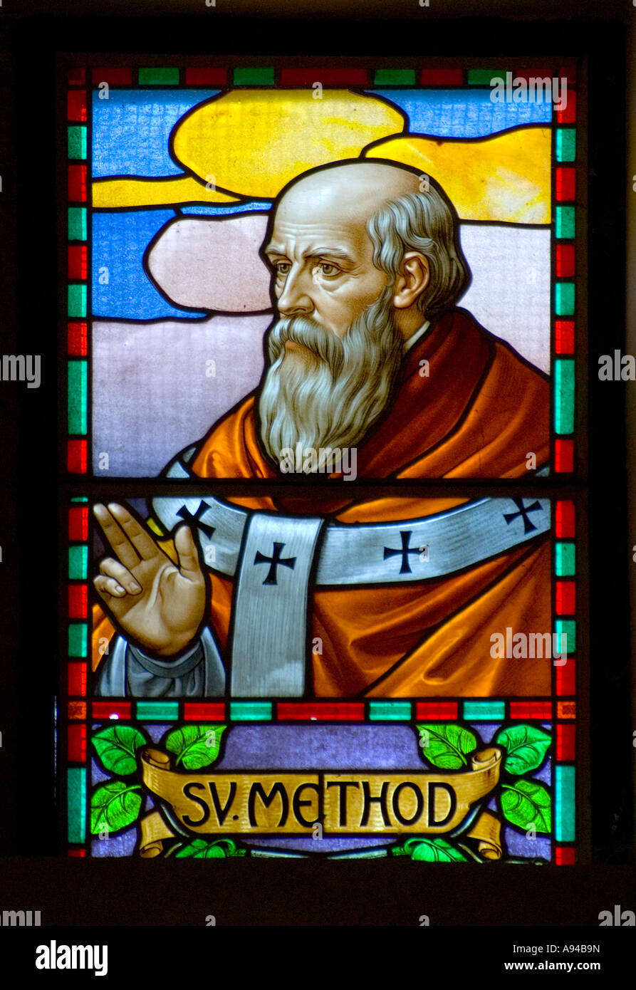 Pardubice, East Bohemia, Czech Republic. Church of sv Bartolomej (St ...