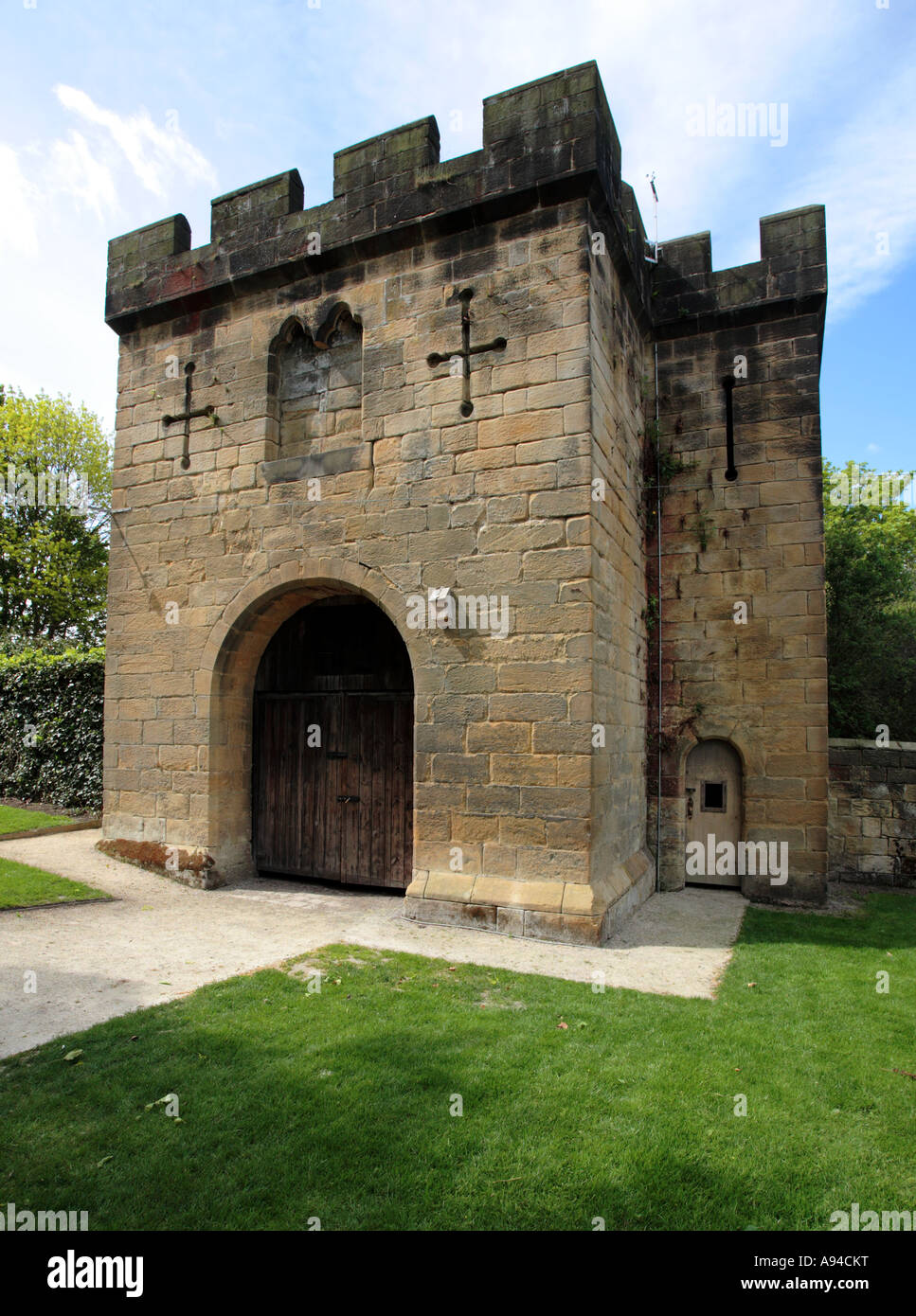 Gatehouse, Alnwick Castle Stock Photo - Alamy