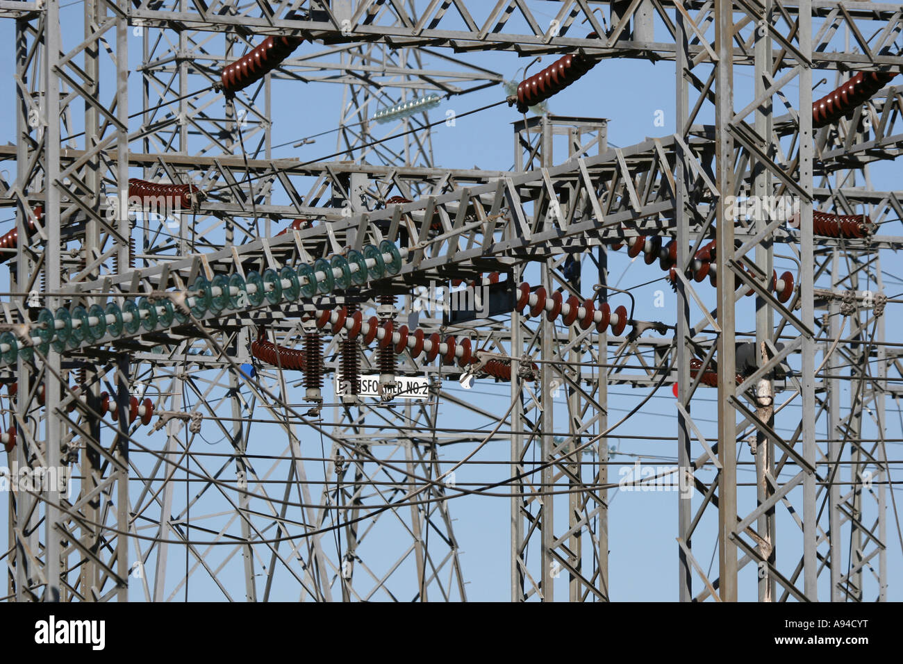 Close up of a Power substation in Gaborone Botswana Stock Photo - Alamy