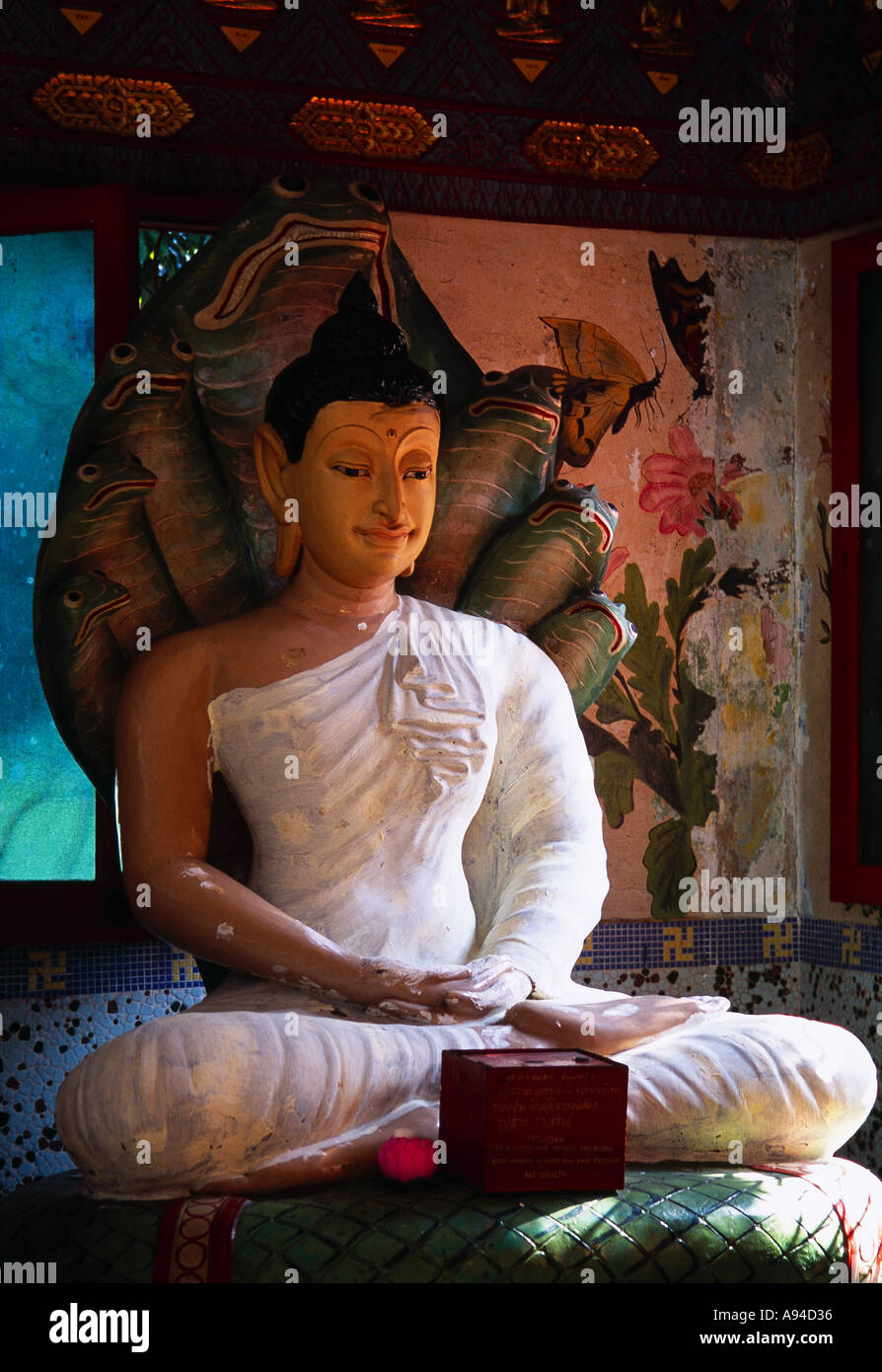 MALAYSIA Penang Georgetown Wat Buppharam Sleeping Buddha Temple Buddha ...