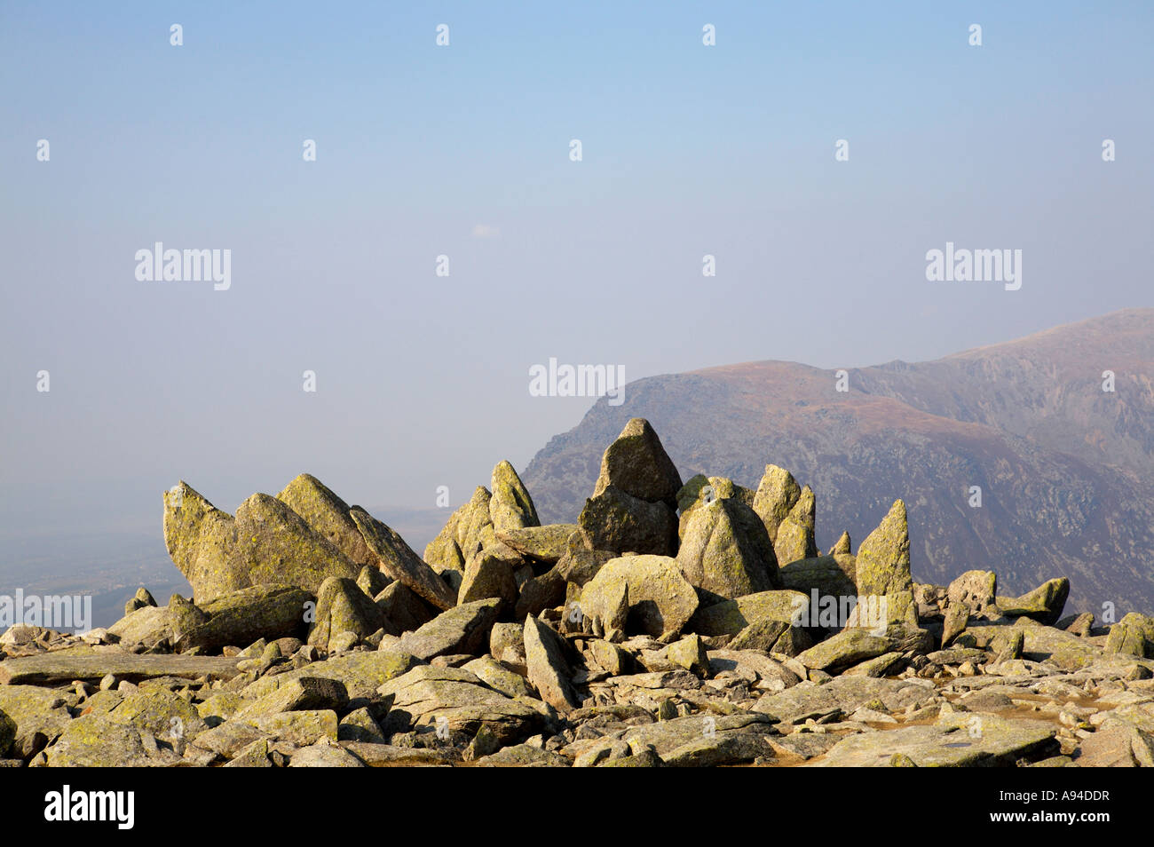 On top of of the Glyders Stock Photo - Alamy