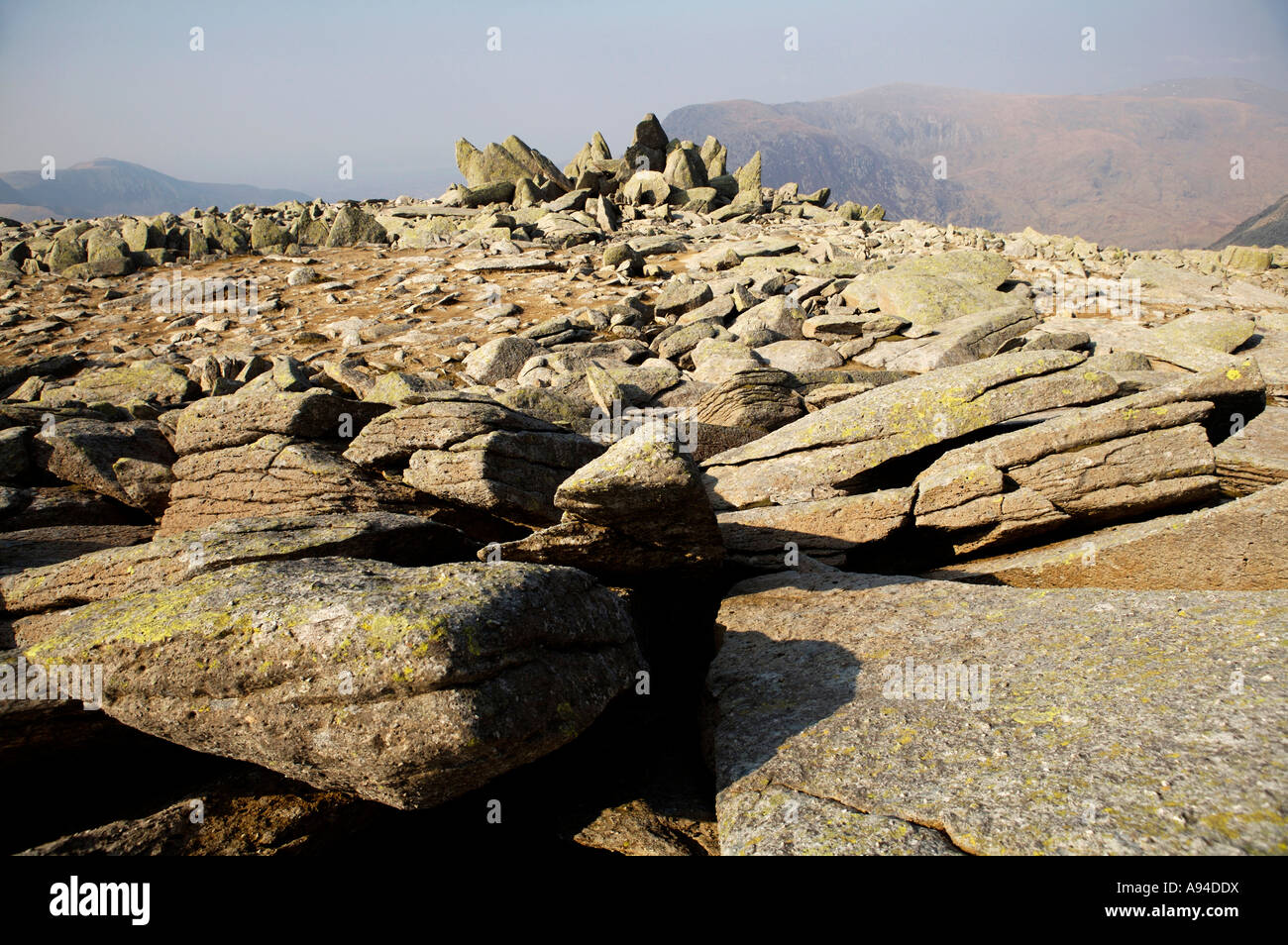 On top of of the Glyders Stock Photo - Alamy