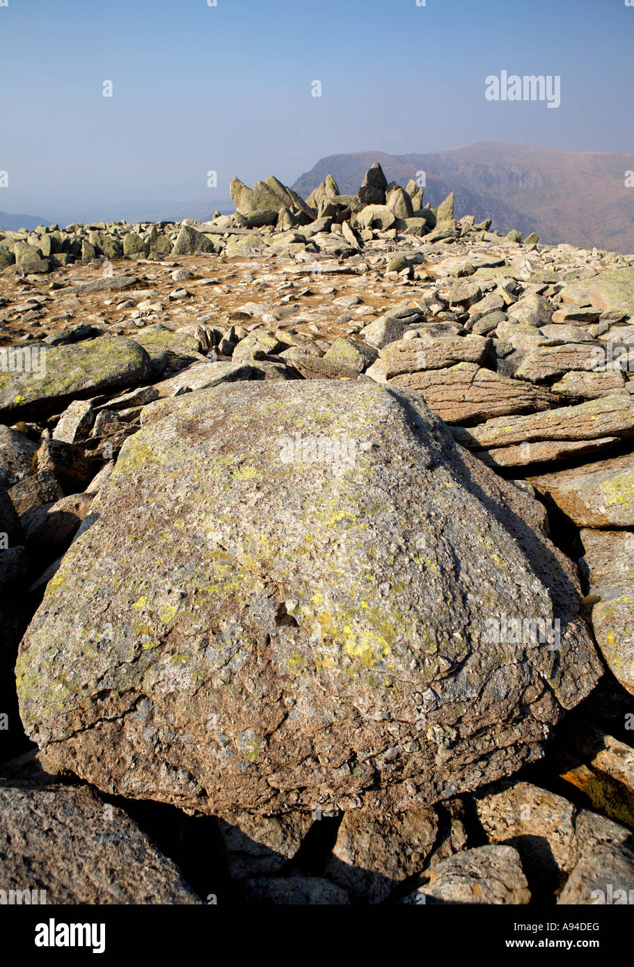 On top of of the Glyders Stock Photo - Alamy