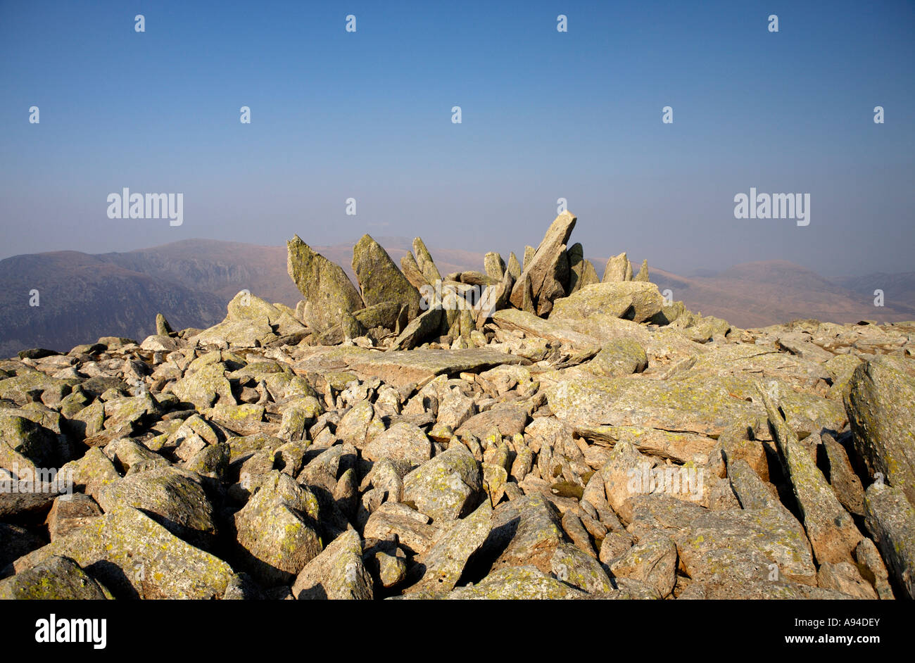 On top of of the Glyders Stock Photo - Alamy