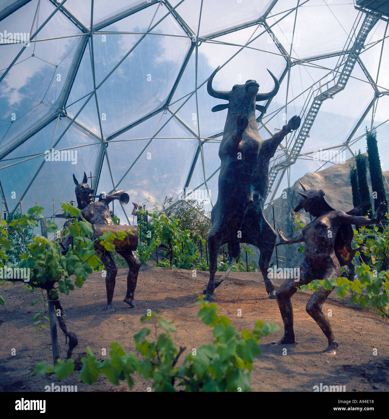 EDEN PROJECT CORNWALL ENGLAND Europe Cornwall Stock Photo - Alamy