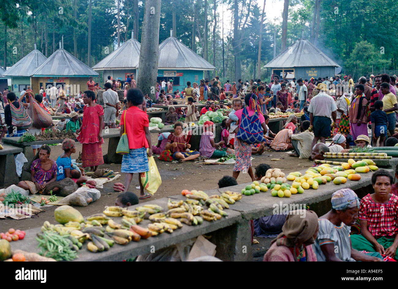 Goroka market Eastern Highlands Province Papua New Guinea Stock Photo ...