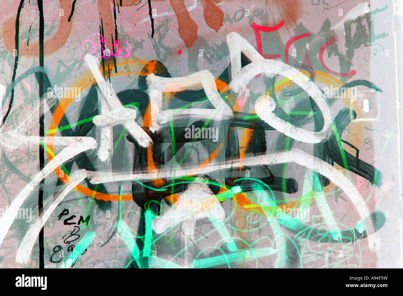 Graffiti is street art spray painting, art or a crime Stock Photo - Alamy