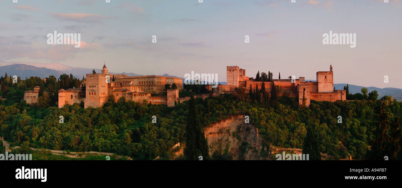 Wide angle alhambra view hi-res stock photography and images - Alamy