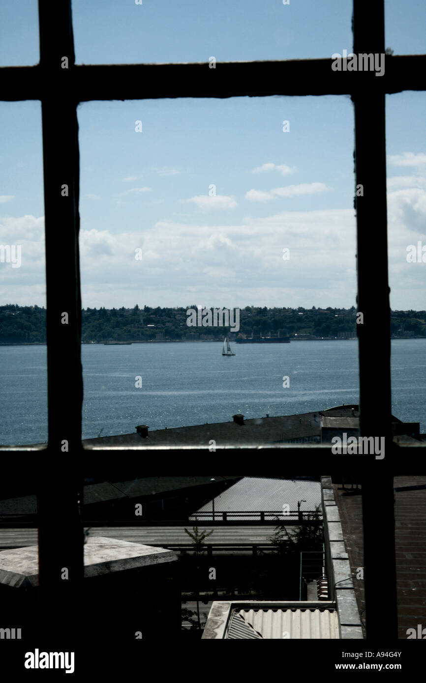 Window Overlooking Ocean Stock Photo - Alamy