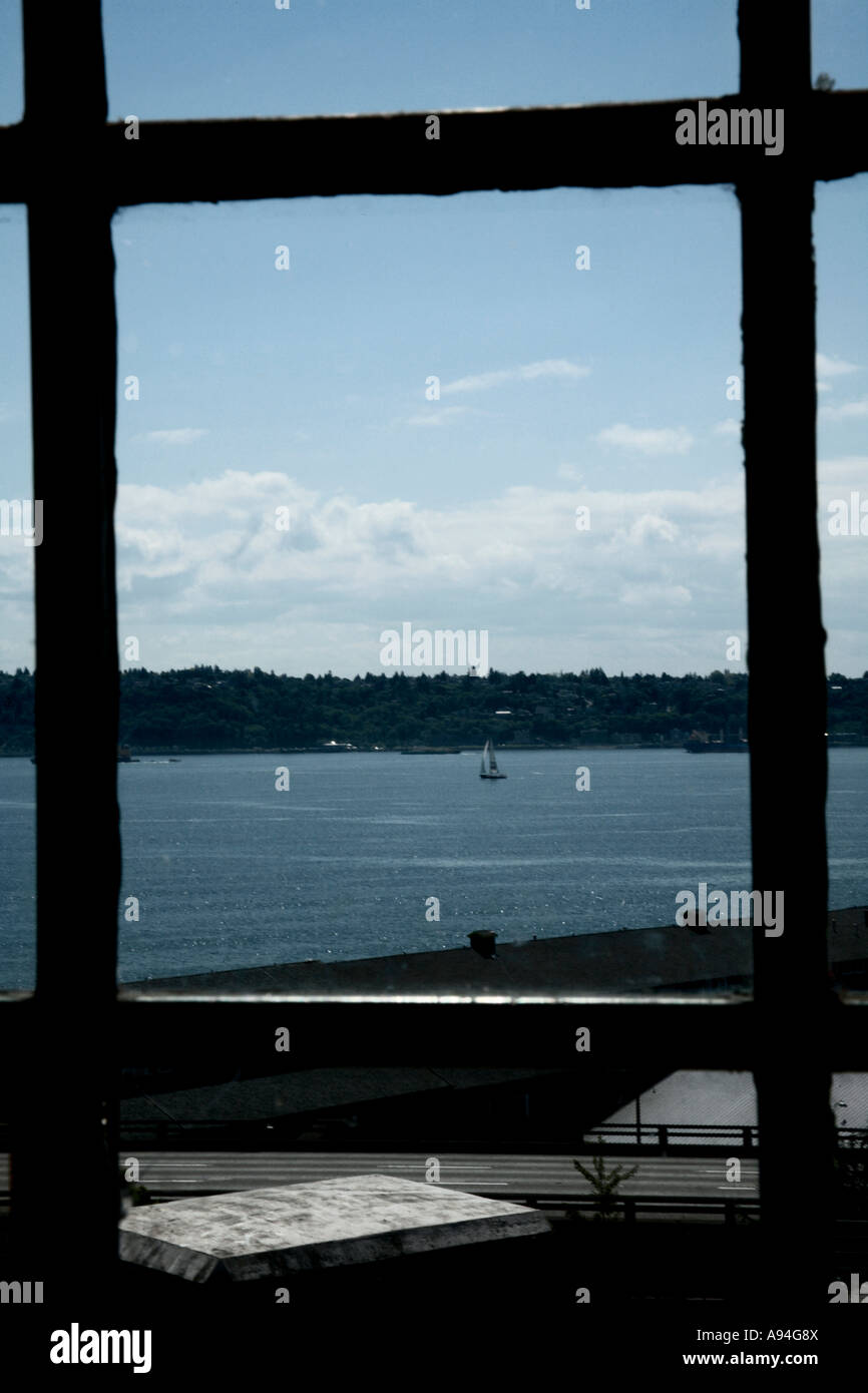 Window Overlooking Ocean Stock Photo - Alamy