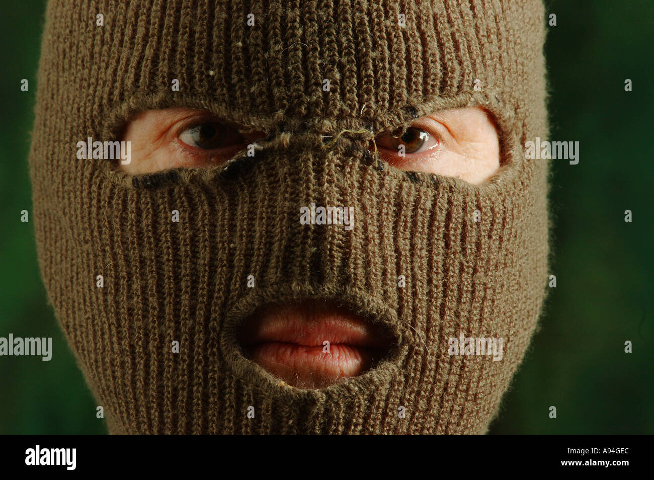 scary woman in balaclava ski mask dsca 4207 Stock Photo - Alamy
