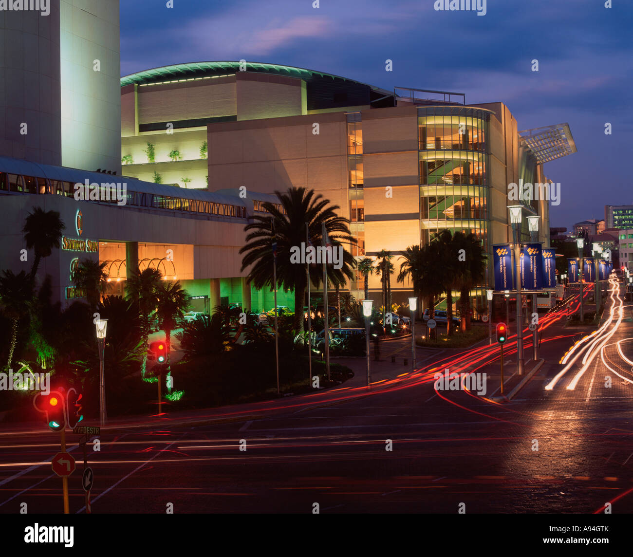 The Sandton Convention center at night location of the 2002 World ...