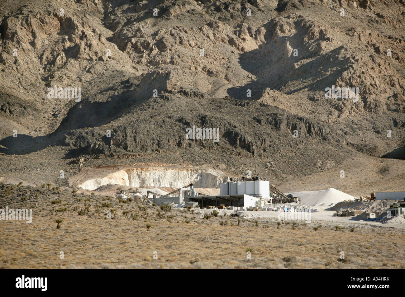 Silica Mine, Nevada Stock Photo - Alamy