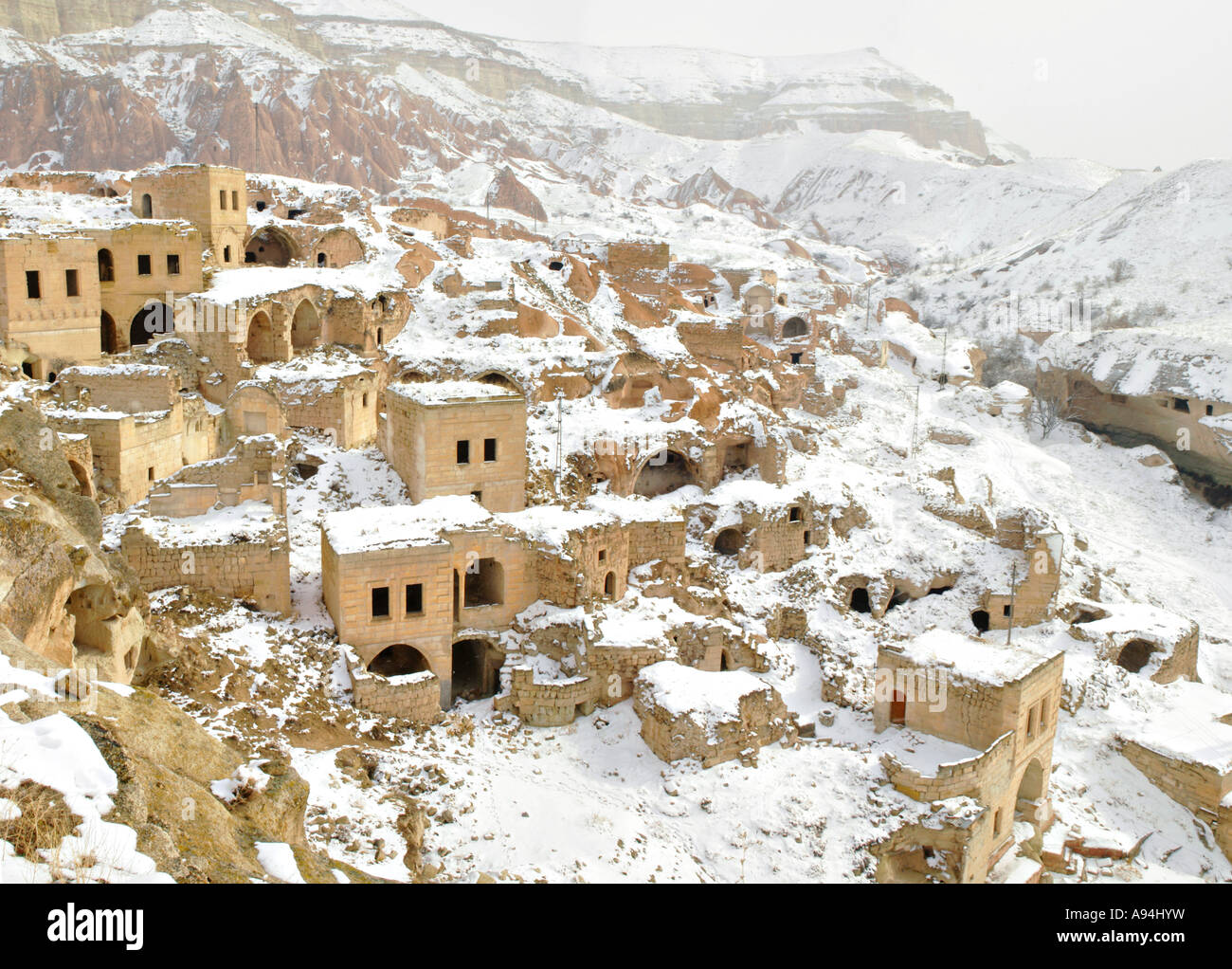 A ghost town in Cappadocia Turkey Stock Photo - Alamy