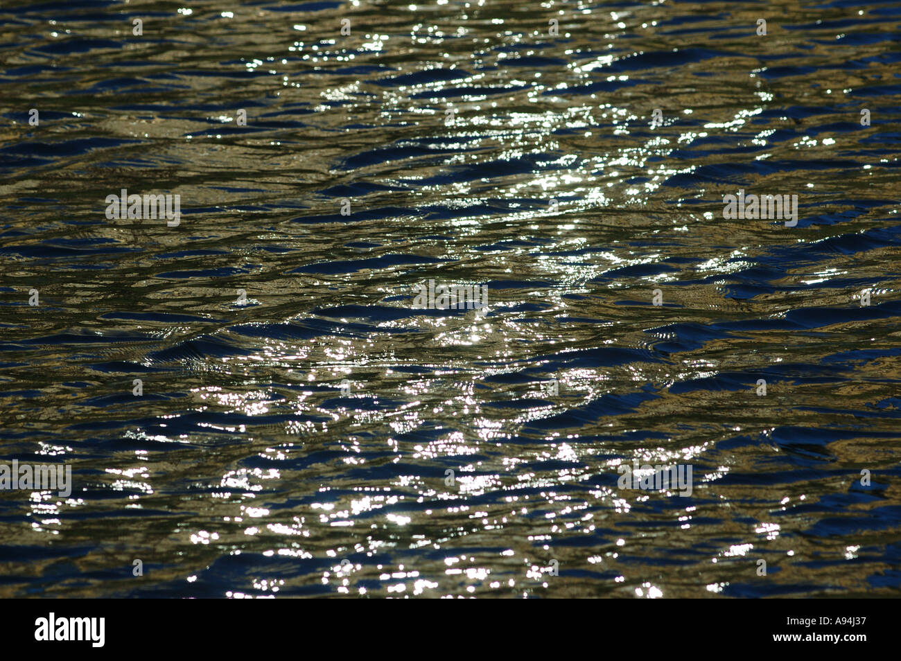 silver sheen on water surface dsca 3791 Stock Photo - Alamy
