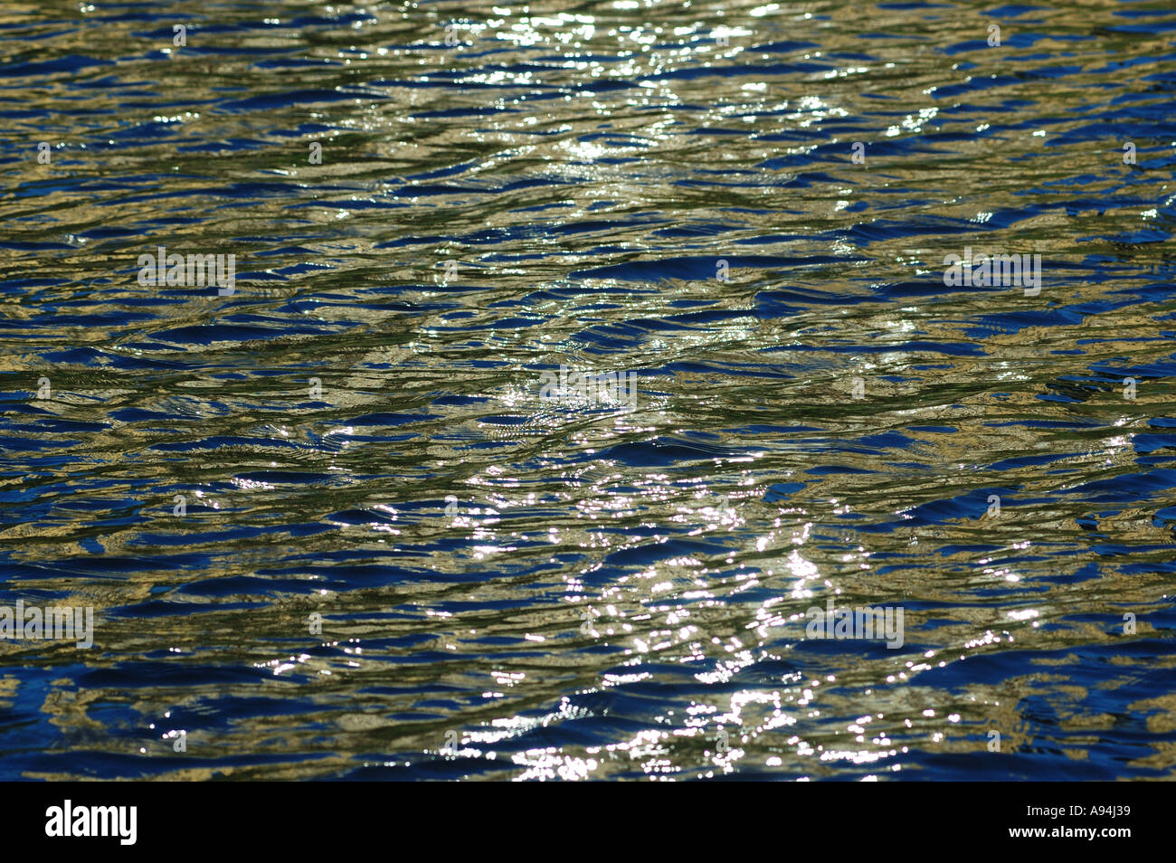 silver sheen on water surface dsca 3792 Stock Photo - Alamy