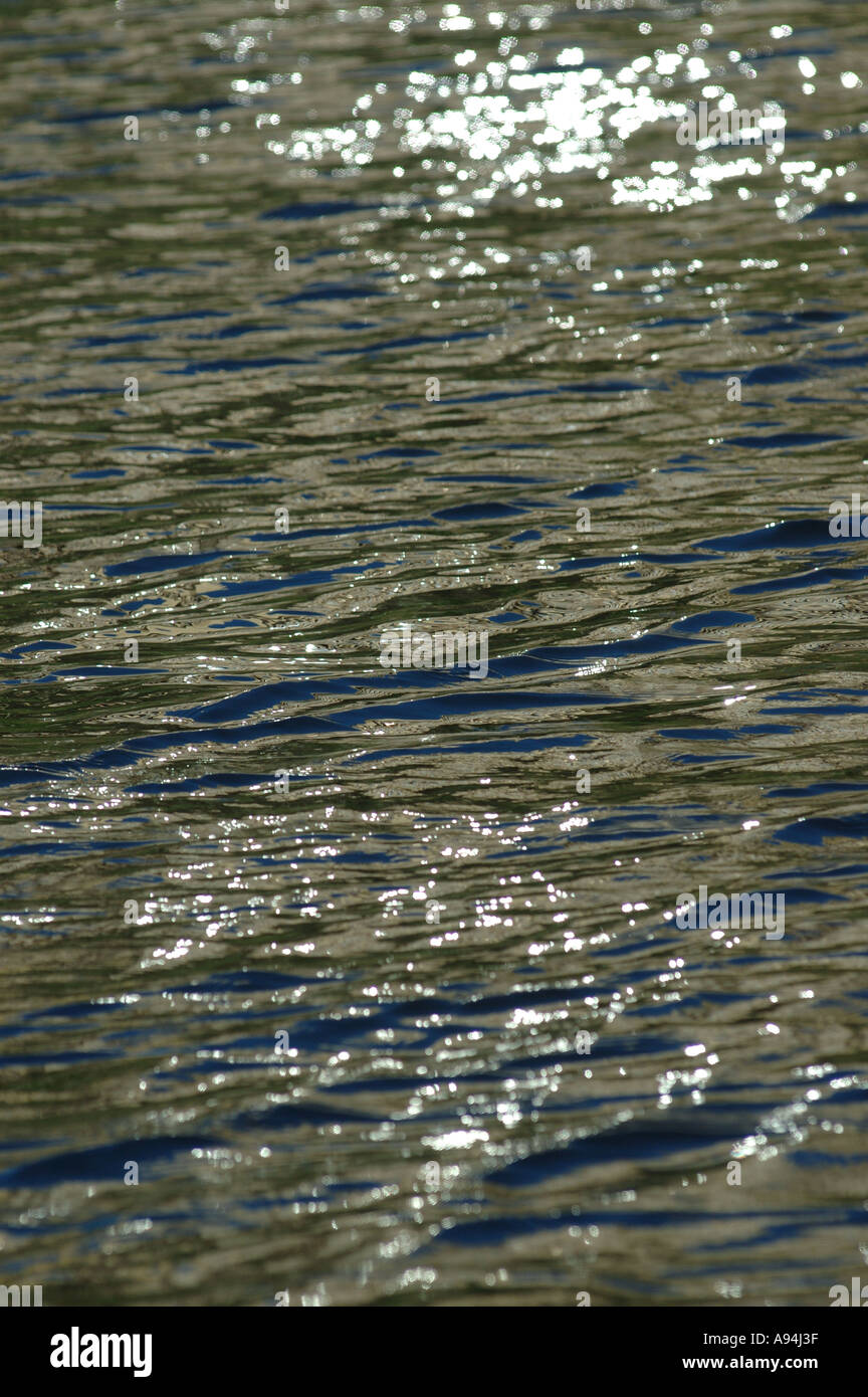 silver sheen on water surface dsca 3794 Stock Photo - Alamy