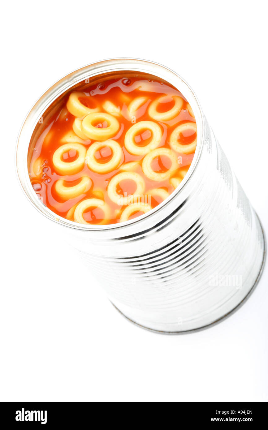 Spaghetti Hoops in Tomato Sauce Stock Photo - Alamy