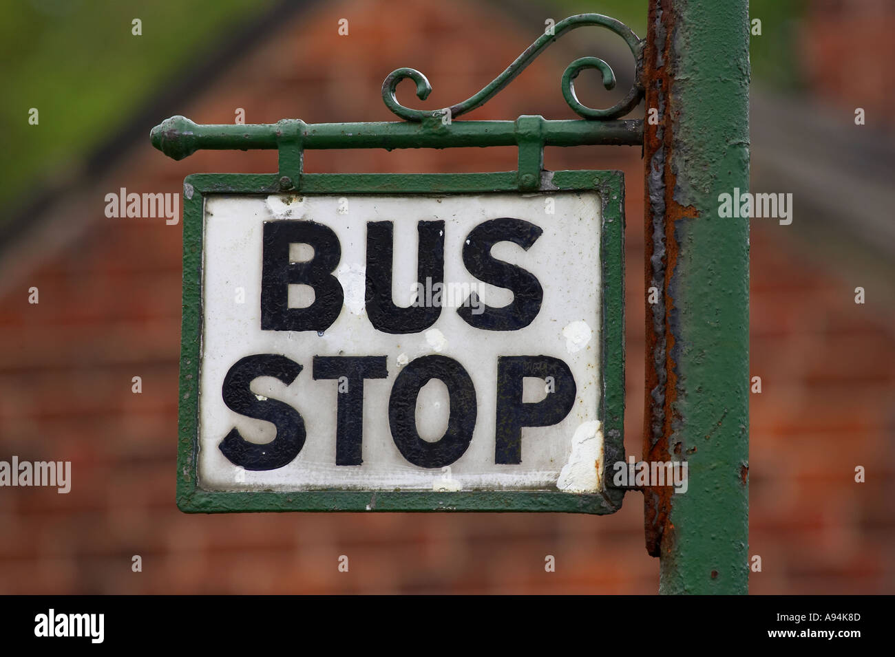 bus stop sign dudley west midlands england uk Stock Photo - Alamy
