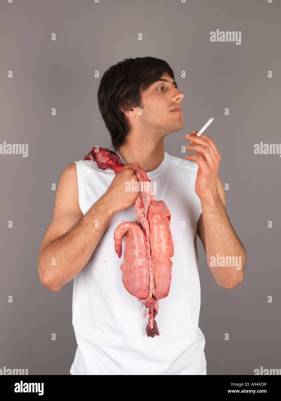 Smoking model hi-res stock photography and images - Alamy