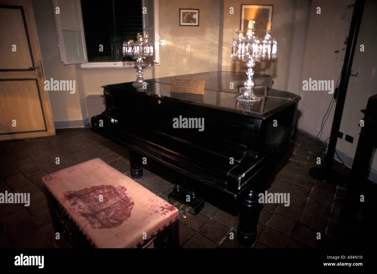 House museum of Giacomo Puccini Lucca Tuscany Italy Stock Photo - Alamy