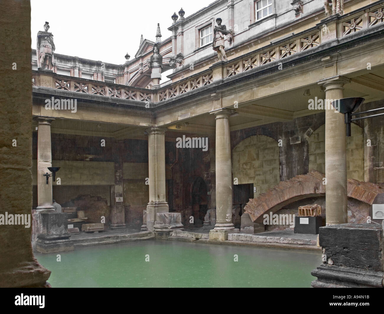 The Great Bath Roman Baths Bath Somerset Stock Photo - Alamy