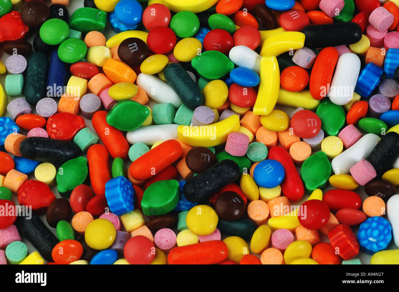 background texture of many small candies and sweets dsca 3120 Stock ...
